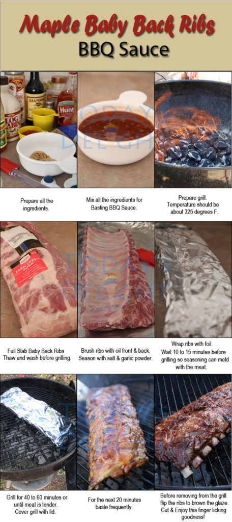 Maple Baby Back Ribs BBQ Sauce - Today's Delight