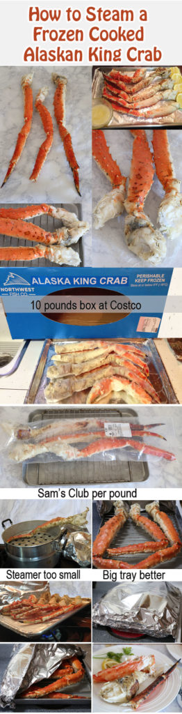 How to Steam a Frozen Cooked Alaskan King Crab Legs - Today's Delight