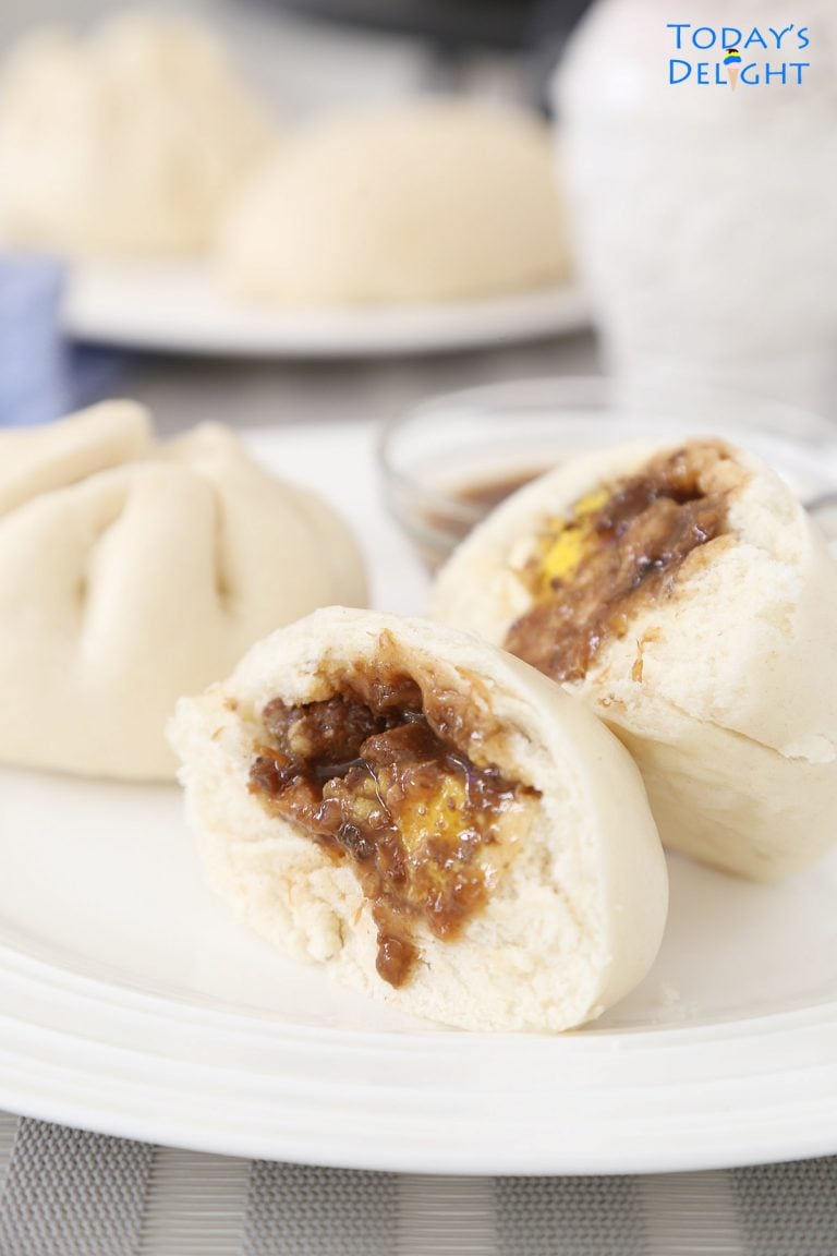 Pork Siopao Asado (Steamed Pork Buns) - Today's Delight