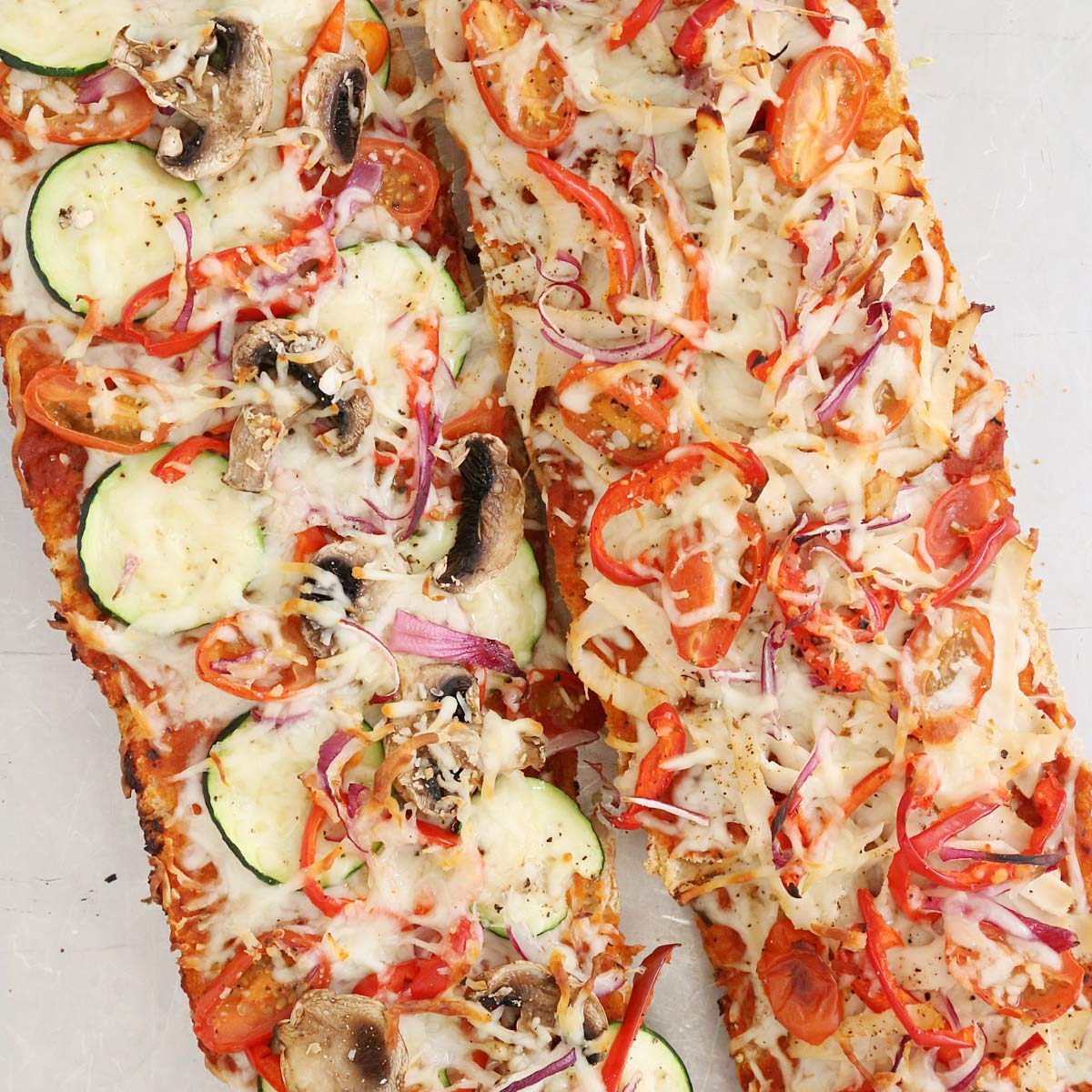 Quick and Easy Veggie French Bread Pizza - Today's Delight