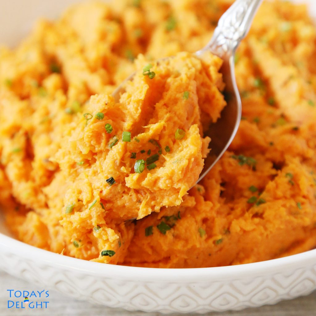Mashed Sweet Potatoes - Today's Delight